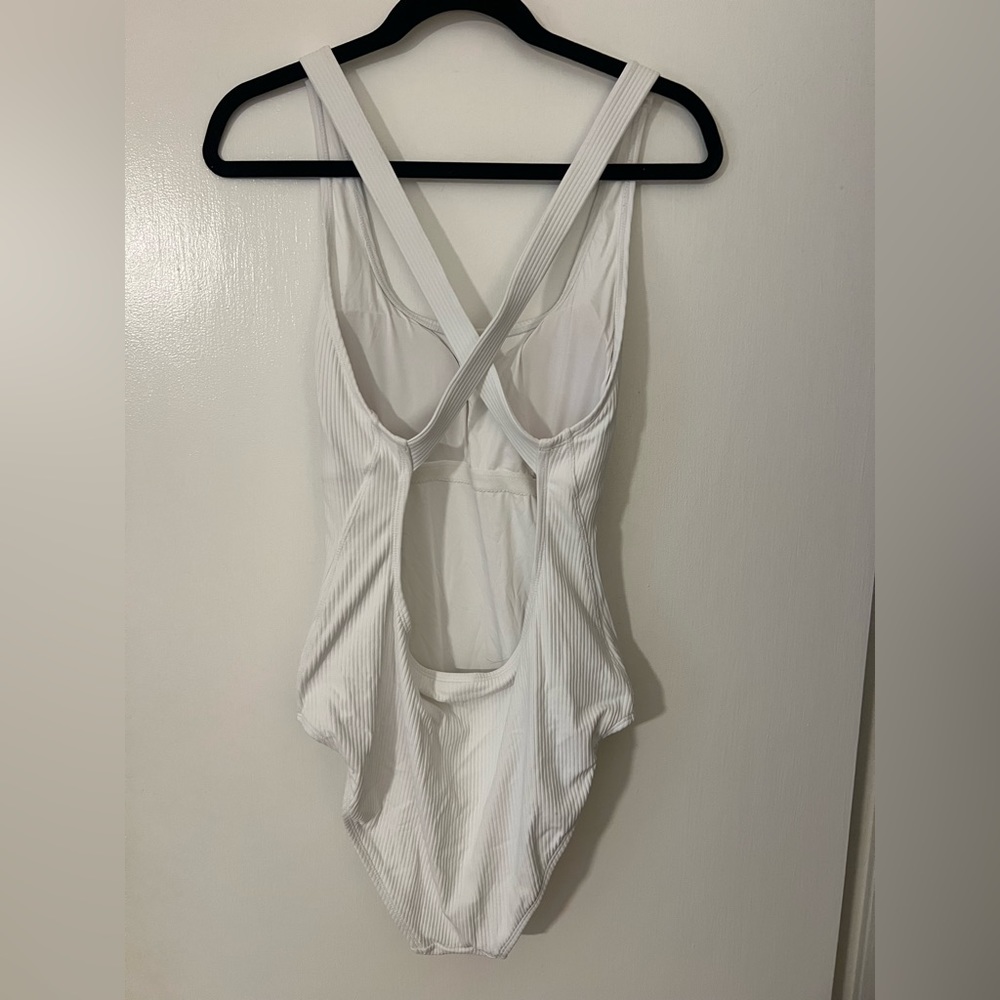 Nwot Andie Swim White One Piece Gem